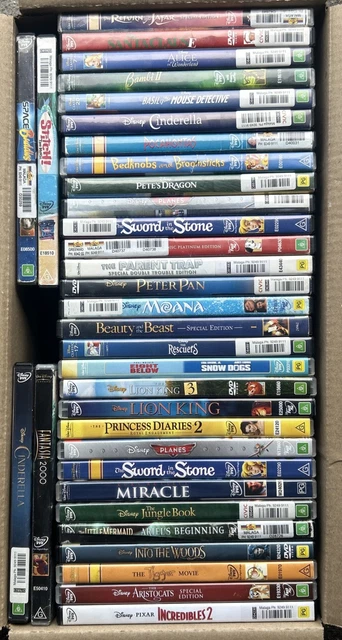 WALT DISNEY MOVIES Bundle Bulk Lot 23 DVDs -PRE OWNED- #856 $62.99 ...