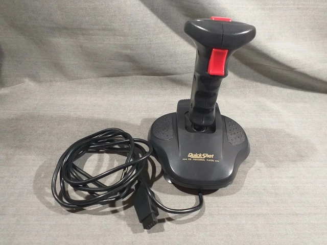 JOYSTICK QUICKSHOT QS 130F compatible atari commodore msx amstrad sega ...
