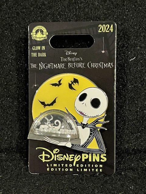 DISNEY NIGHTMARE BEFORE Christmas 2024 Jack Snow Globe Pin LE 4500 New ...