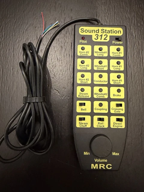MRC SYMPHONY 77 AA555 Model Railroad Train Sound System Remote Control ...