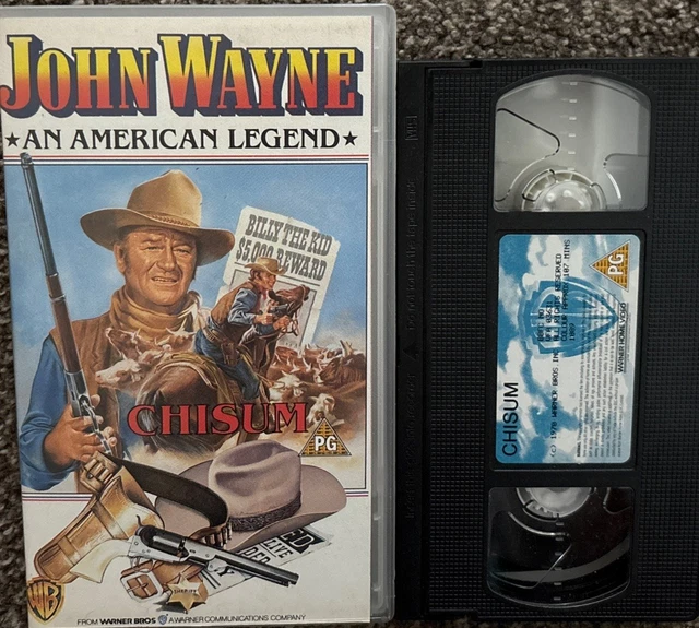 CHISUM VHS JOHN Wayne Classic Western Warner Home Video 1988 Release ...