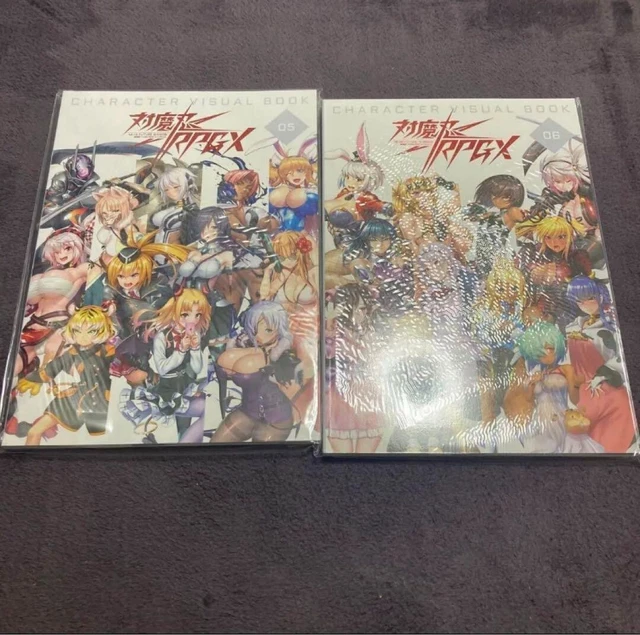 Taimanin Rpgx Character Visual Book 05 06 Set Comiket Art Book Limited