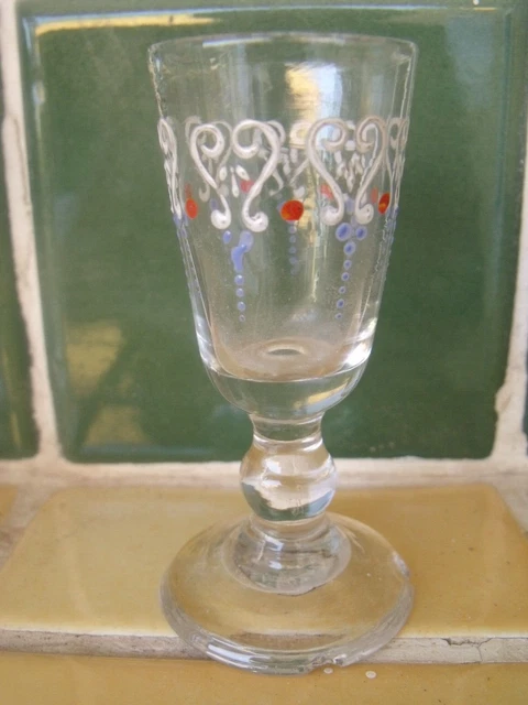 ANCIEN VERRE EMAILLE En Relief EUR 15,00 - PicClick FR