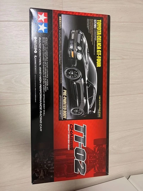 TAMIYA TT-02 CHASSIS Celica clear body set with bonus £187.17 - PicClick UK