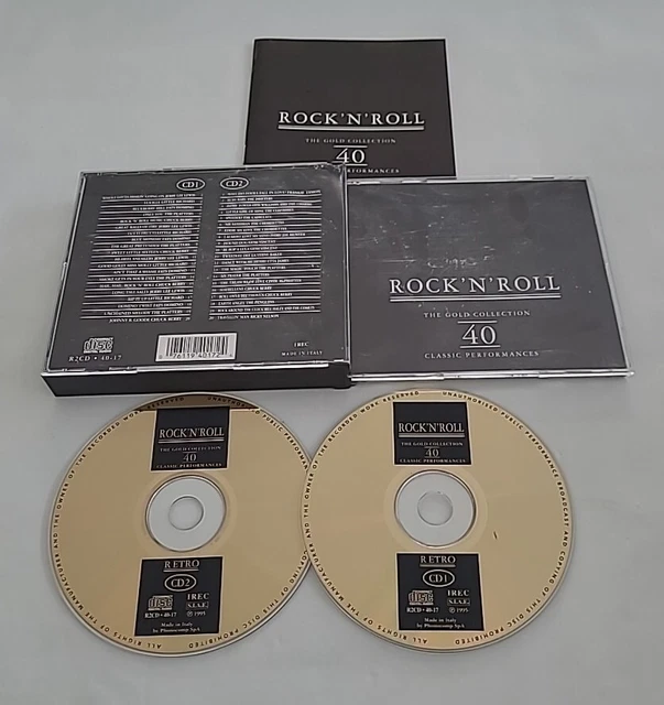 ROCK ‘N‘ ROLL The Gold Collection 40 Classic Performances 2 Cds $34.74 ...