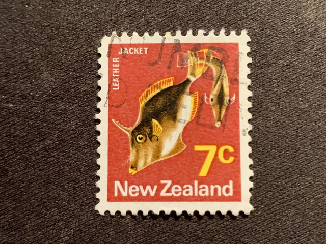 NEW ZEALAND 1970 Definitives Pictorials 7C Leather Jacket - Used $0.50 ...