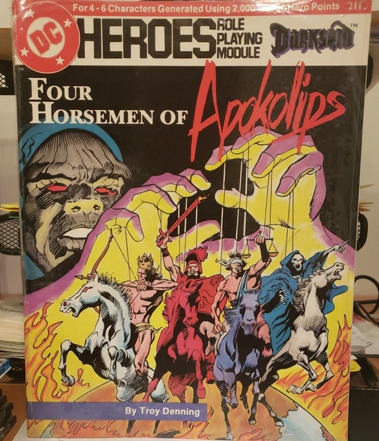 FOUR HORSEMEN OF Apokolips Darkseid DC Heroes RPG Mayfair Games SCELLÉ ...