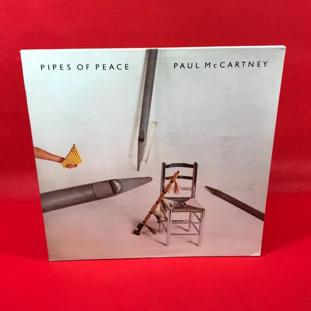 PAUL MCCARTNEY PIPES Of Peace 1983 UK VINYL LP + INNER Michael Jackson ...
