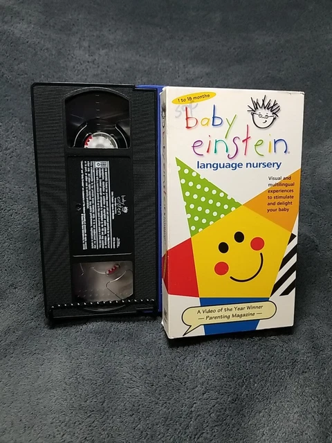 BABY EINSTEIN: LANGUAGE Nursery VHS Tape 2000 Ages 1-18 Months ...