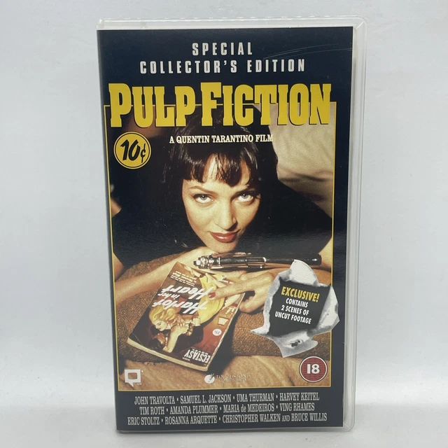 PULP FICTION SPECIAL Collectors Edition Widescreen VHS Video Touchstone ...