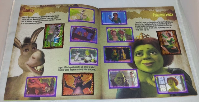 SHREK 2 : Panini Sticker album From 2004 : 100% Complete £59.99 ...