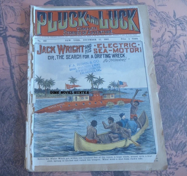 JACK WRIGHT'S ELECTRIC Sea Motor Pluck And Luck #237 Sci Fi Frank ...