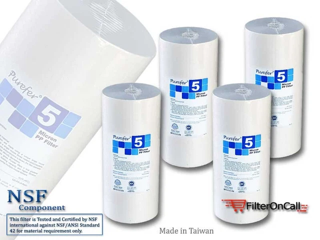 4 GE GXWH40L GXWH30C Compatible Sediment Water Filters NSF £52.18 ...