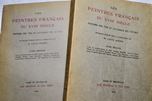 DIMIER LES PEINTRES français du XVIIIe siècle EUR 144,00 - PicClick FR