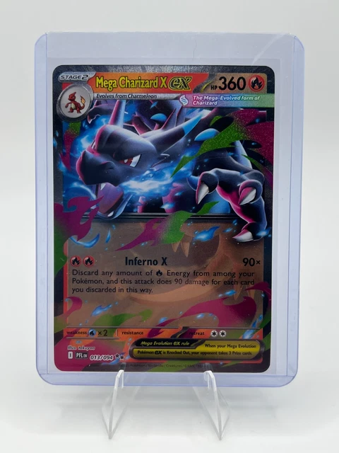 2025 POKEMON PHANTASMAL Flames PFL EN Mega Charizard X ex Double Rare ...