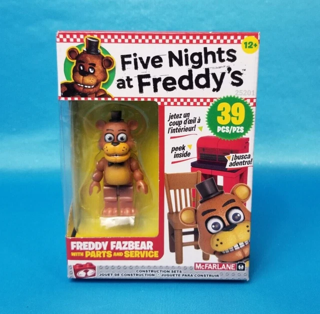 MCFARLANE FNAF FIVE Nights at Freddy's PARTS AND SERVICE Mikrobauset ...
