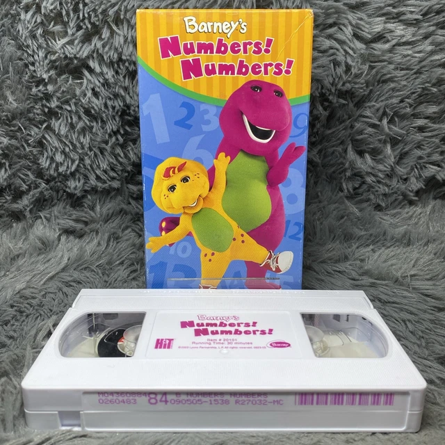 BARNEY NUMBERS! NUMBERS! VHS 2003 HiT Entertainment Barney Home Video ...