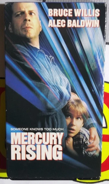 VHS VIDEO MERCURY Rising - Bruce Willis Alec Baldwin 1990s Action ...