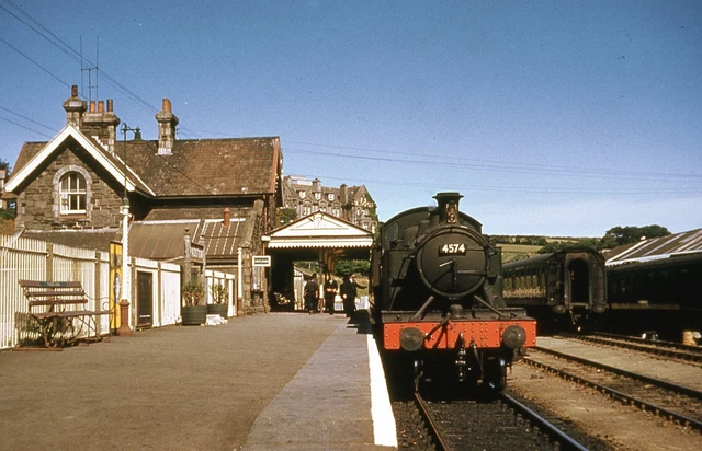 COLOUR RAIL SLIDE, BRW1918, former GWR 45xx, 4574, Padstow £1.25 ...