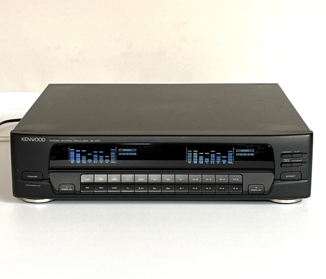 KENWOOD GE-450 STEREO Graphic Equalizer Spectrum Analyzer Made in Japan ...