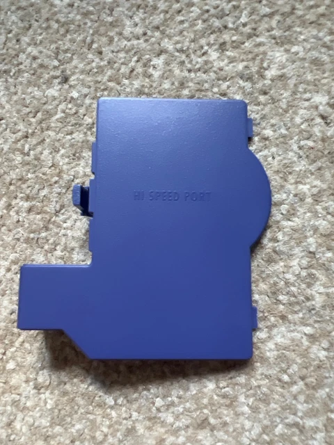 HI SPEED PORT Cover Part *Official* Nintendo Gamecube - Indigo Purple ...