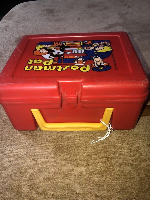 VINTAGE 1983 POSTMAN Pat Lunch Box w/thermos Bluebird Toys Collectable ...