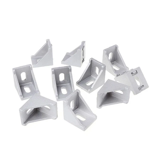 10PCS 3030 FASTEN Fitting Angle 30x30 L Connector Aluminum Corner ...