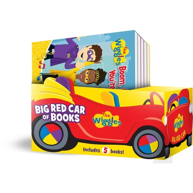THE WIGGLES BIG Red Car 5 Book Slipcase $39.00 - PicClick AU