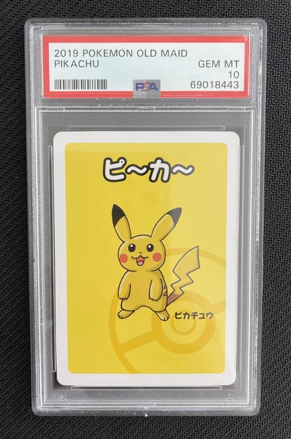 PSA 10 PIKACHU Pokemon Card Old Maid Babanuki Game Japanese 2019 Gem ...