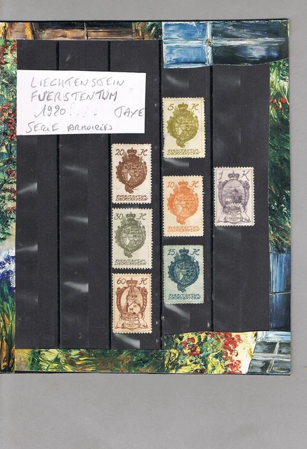 LOT LIECHTENSTEIN SET HELLER PORTO 25+30++++ARMOIRIES++++Divers+++à voir++ EUR 2,00 - PicClick FR
