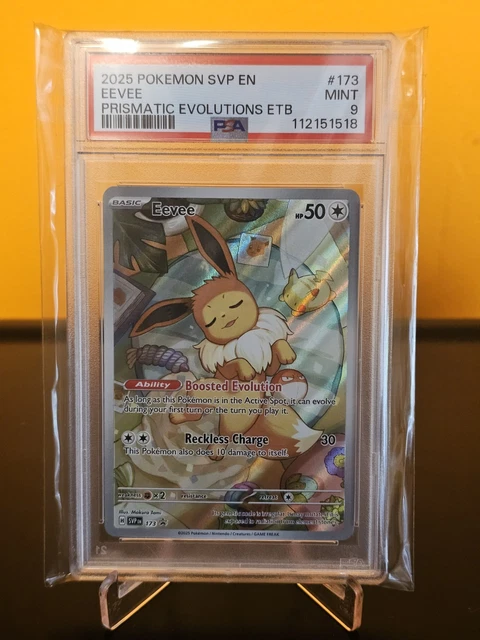 2025 POKEMON PRISMATIC Evolutions Pokemon Center Etb Promo Svp #173 ...