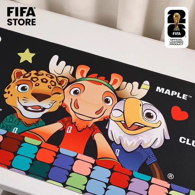 THE OFFICIAL 2026 FIFA World Cup Mascot Large / LOGO / Irregular Mouse ...