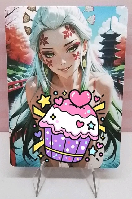 DEMON SLAYER WAIFU Double Sided Trading Card 🍑 £16.15 - PicClick UK