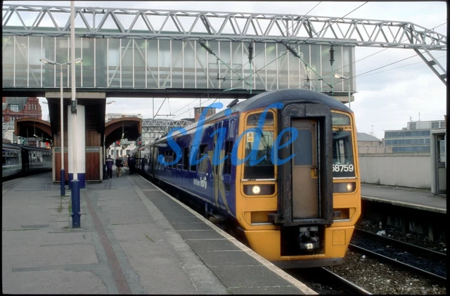 BRITISH RAIL DIESEL Multiple Unit Sprinter Dmu 158759 Manchester Orig ...