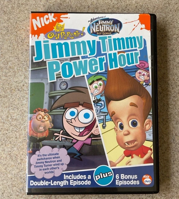 JIMMY TIMMY POWER Hour DVD Nick Nickelodeon TV Movie Cartoon Fairly odd ...