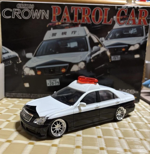 AOSHIMA 18 CROWN Police Car Custom Plastic el Finished Zerokura EUR 105 ...