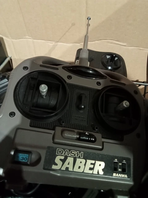 VINTAGE SANWA DASH Saber Transmitter RC Controller - Untested or for ...