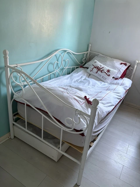 DREAMS 3FT SINGLE White Metal Day Bed £104.70 - PicClick UK