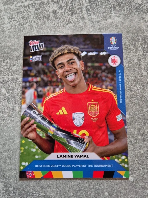 MATCH ATTAX EURO 2024 - SPANIEN - TOPPS NOW - LAMINE YAMAL EUR 7,99 ...