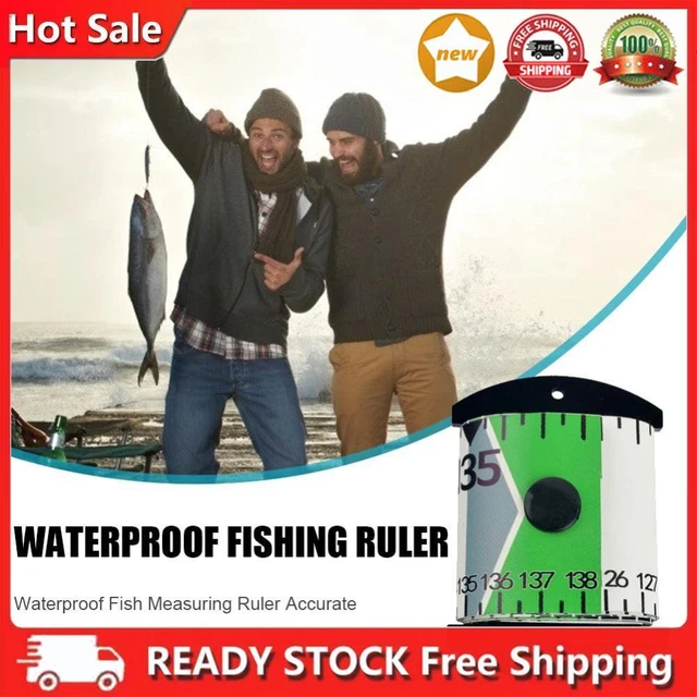 FISH MEASURING RULER Portable Measuring Fish Ruler Lightweight Fishing ...