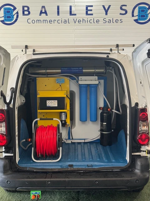 CITROEN BERLINGO ENTERPRISE BLUE HDI WINDOW CLEANING VAN 500 litre £ ...