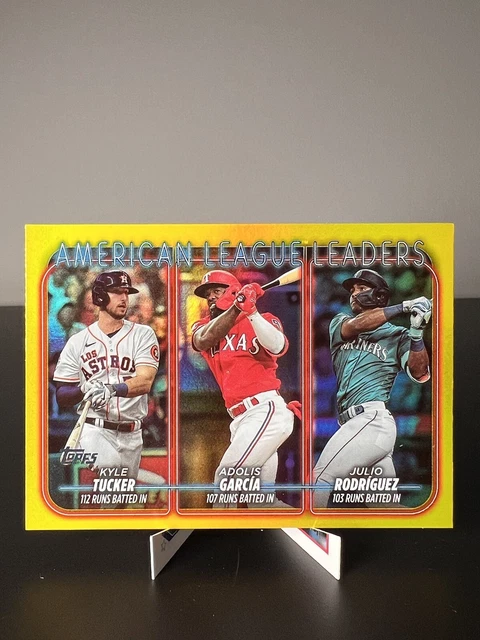 2024 TOPPS AL RBI Leaders Kyle Tucker Adonis Garcia Julio Rodriguez ... 2024 TOPPS AL RBI Leaders Kyle Tucker Adonis Garcia Julio Rodriguez ...