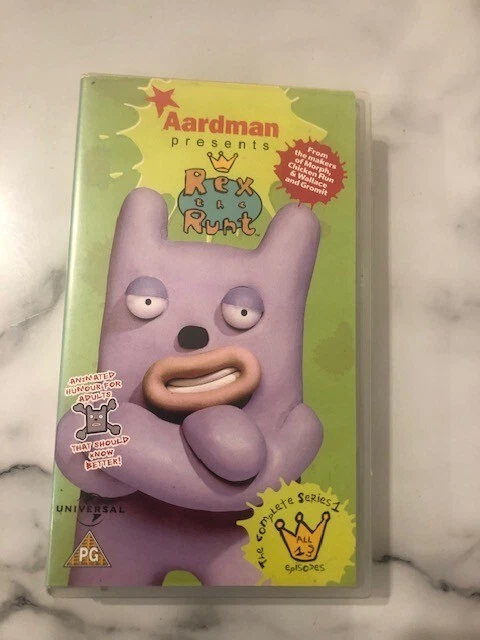 VHS - AARDMAN Presents Rex the Runt, Complete Series 1 - Very Good ...