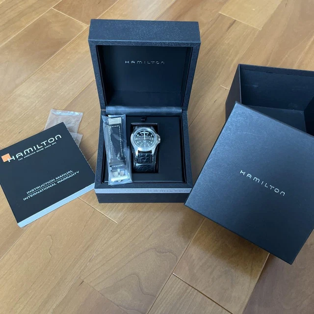 MONTRE HOMME NEIGHBORHOOD×HAMILTON×PORTER Modèle Kaki King Noire Rare ...