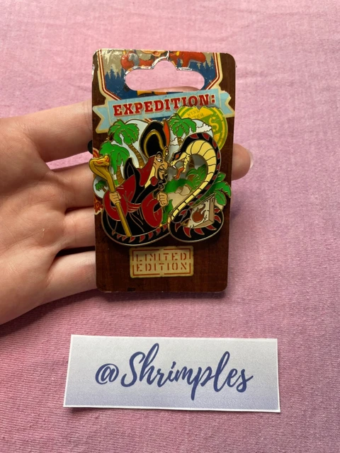 DISNEY EXPEDITION PIN JAFAR Snake Charmer HINGE Aladdin LE 250 VHTF NEW ...