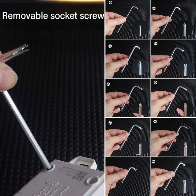ELBOW BEND L-SHAPED Wrench Right Angle Short Arm Screwdriver Hand Tool ...