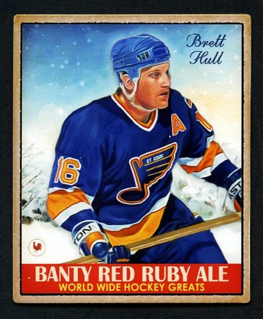 BANTY RED RUBY Ale Hockey BRETT HULL, St. Louis Blues DEBUTS EUR 9,22 ...
