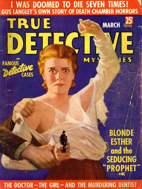 TRUE DETECTIVE MAGAZINE Vol. 27 #6 VG- 3.5 1937 EUR 35,76 - PicClick FR