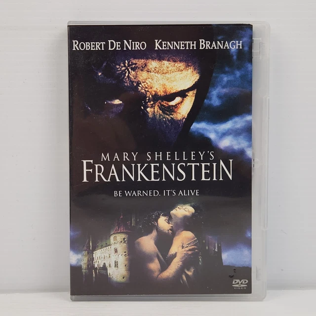MARY SHELLEY'S FRANKENSTEIN DVD Movie 1994 Kenneth Branagh Robert De ...