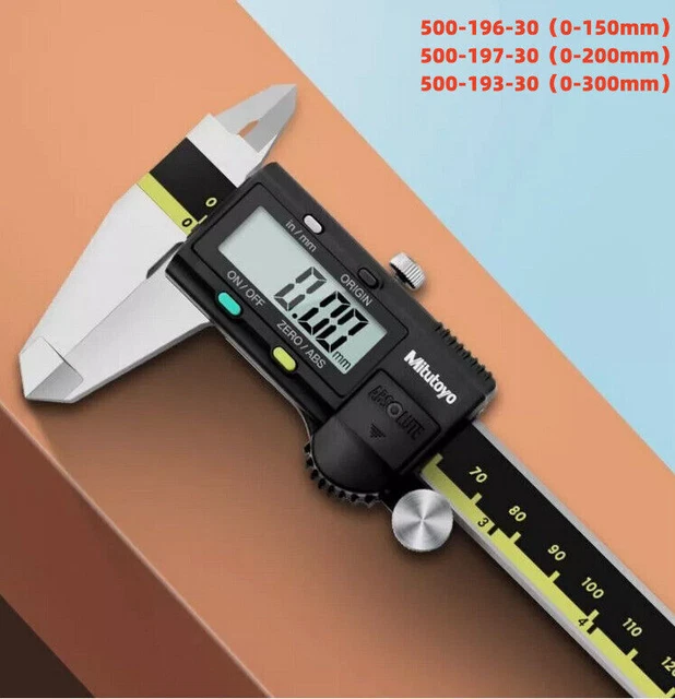 DIGIMATIC VERNIER CALIPER Absolute Mitutoyo 150mm/6" 500-196-30 Japan ...